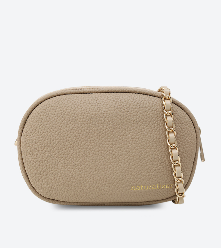 Buy Naturalizer Jealy Cross Body Bag Nude In Nude | 6thStreet Qatar
