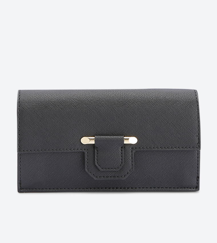 Buy Naturalizer Liza Magnetic Snap Closure Front Flap Details Wallets ...