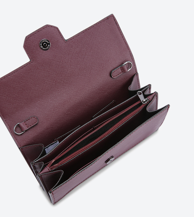 Buy Naturalizer Liza Magnetic Snap Closure Front Flap Details Wallets ...