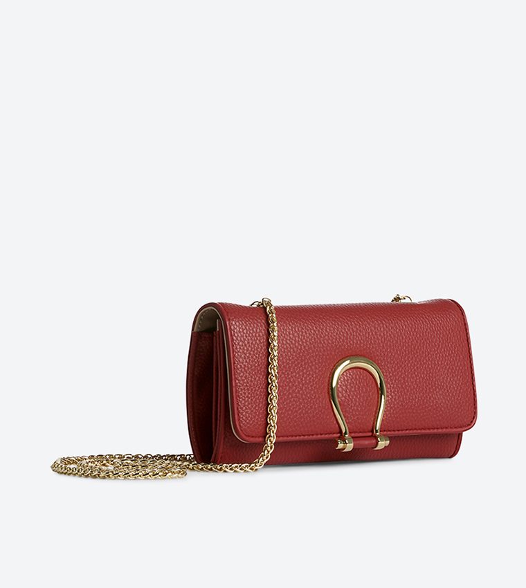 Buy Naturalizer London Chain Strap Front Flap Details Cross Body Bag ...