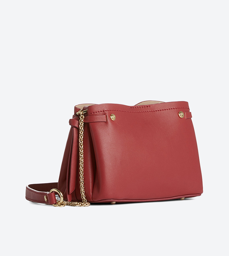 Buy Naturalizer Tokyo Half Chain Details Strap Top Zip Closure Cross ...