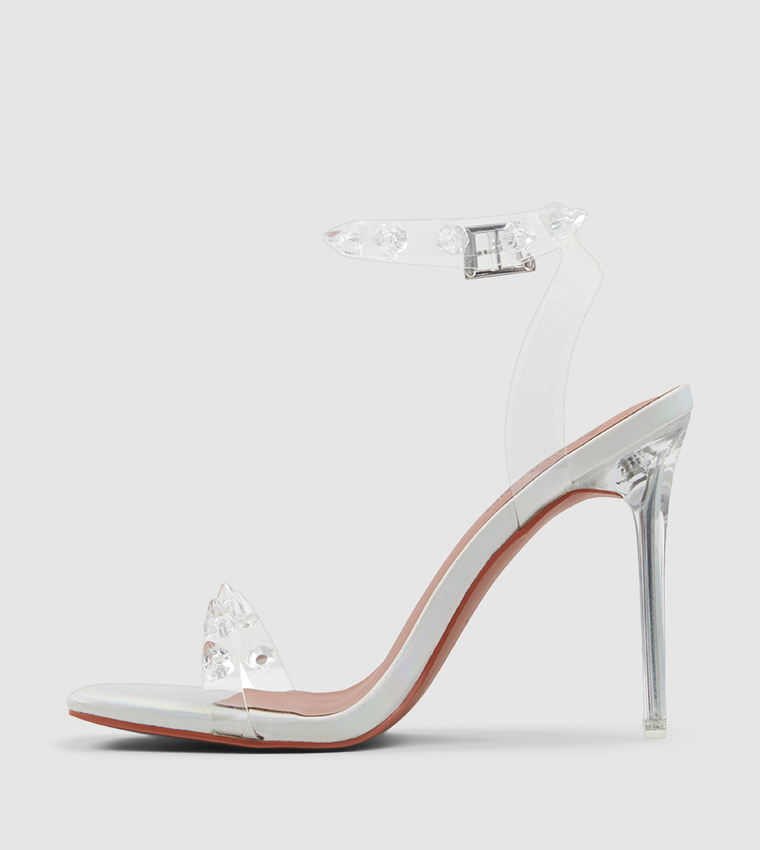 Buy Call It Spring Nicoletta Stilettoes Heel Sandal In Silver ...
