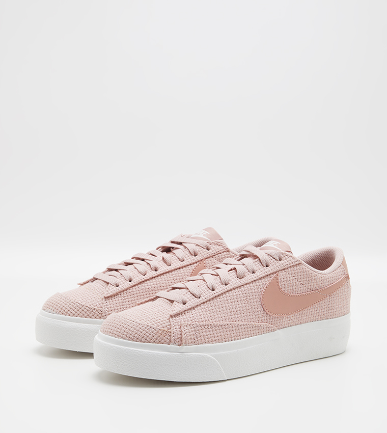 Buy Nike Blazer Low ESS Platform Shoes In Pink | 6thStreet UAE