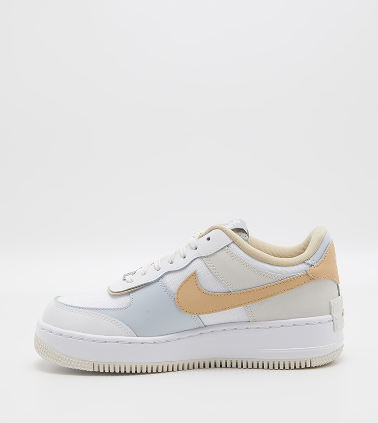 Buy Nike AF1 Shadow Platform Sneakers In White | 6thStreet UAE