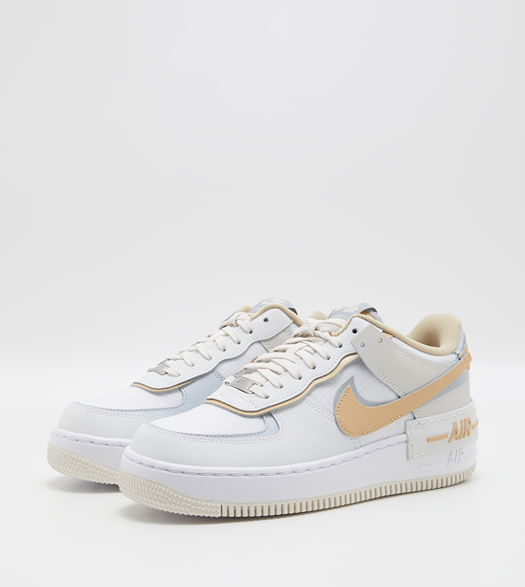 Buy Nike AF1 Shadow Platform Sneakers In White | 6thStreet UAE