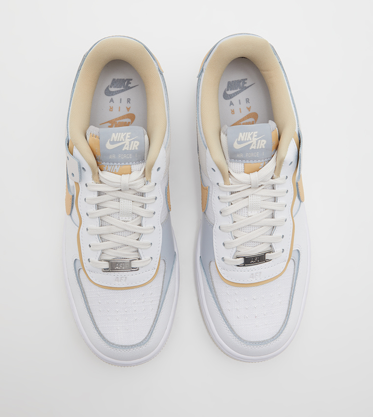 Buy Nike AF1 Shadow Platform Sneakers In White | 6thStreet UAE