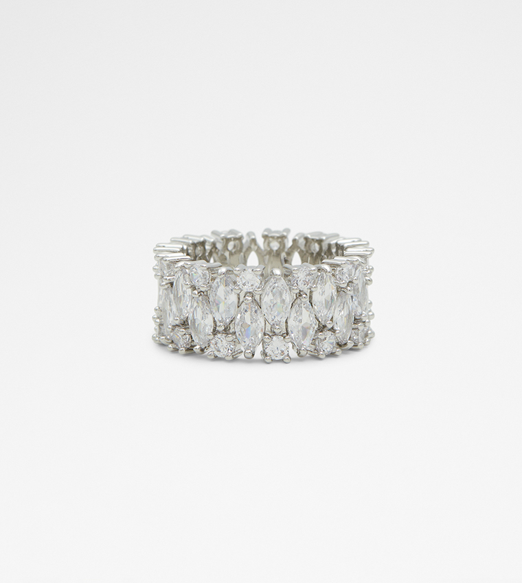 Buy Aldo Accessories NIKKA Embellished Ring In Silver | 6thStreet UAE