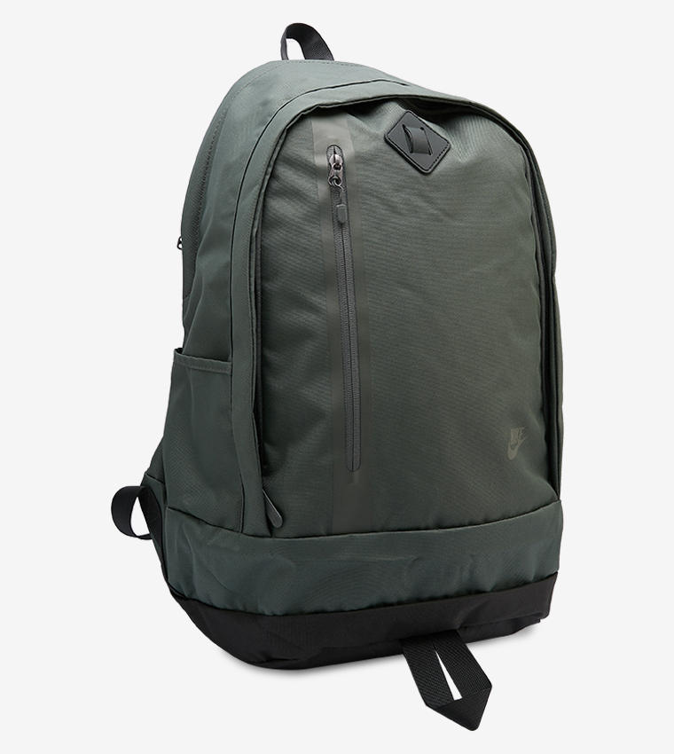 Buy Nike Front Vertical Zip Details Logo Printed Backpack Light Green ...
