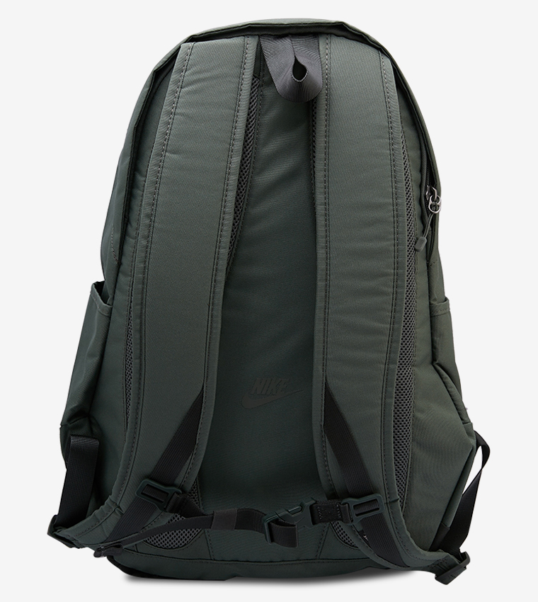 Buy Nike Front Vertical Zip Details Logo Printed Backpack Light Green ...