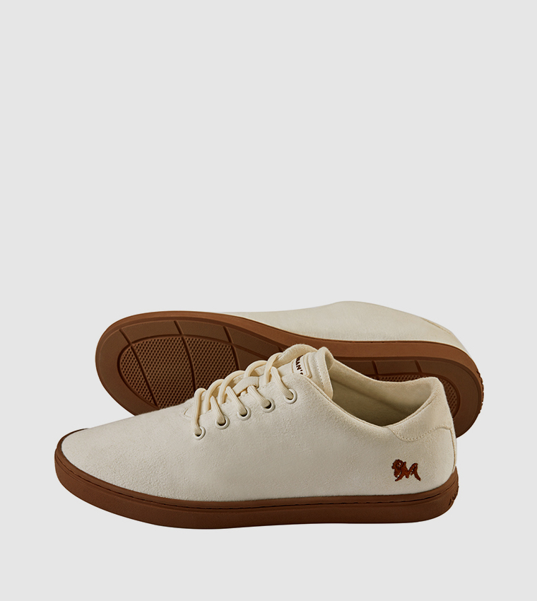 Buy Neeman's Classic Lace Up Casual Shoes In Beige | 6thStreet UAE