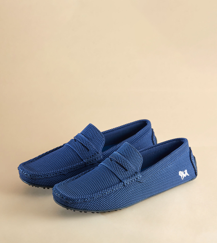 Buy Neeman's ReLive Knit Mesh Loafers In Navy | 6thStreet UAE