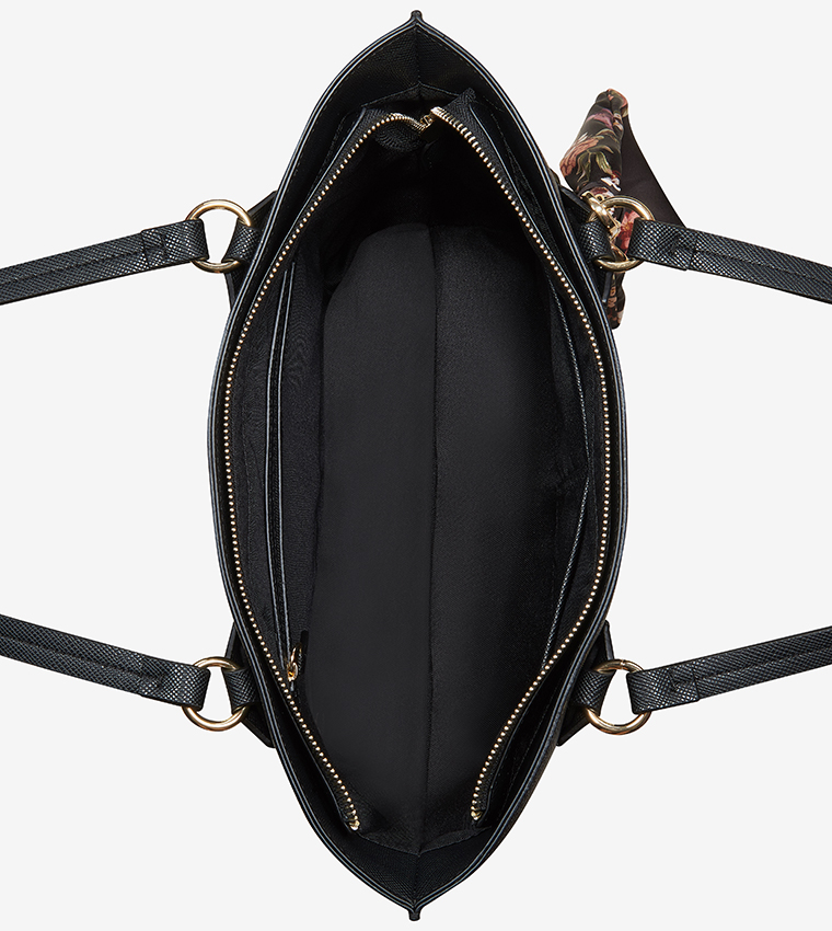 Buy Nine West Payton Small Tote Black In Black | 6thStreet UAE