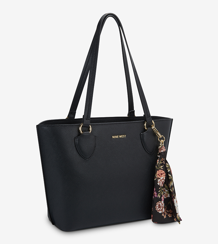 Buy Nine West Payton Small Tote Black In Black | 6thStreet UAE