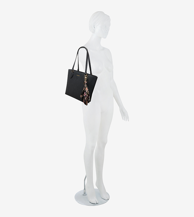 Buy Nine West Payton Small Tote Black In Black | 6thStreet UAE