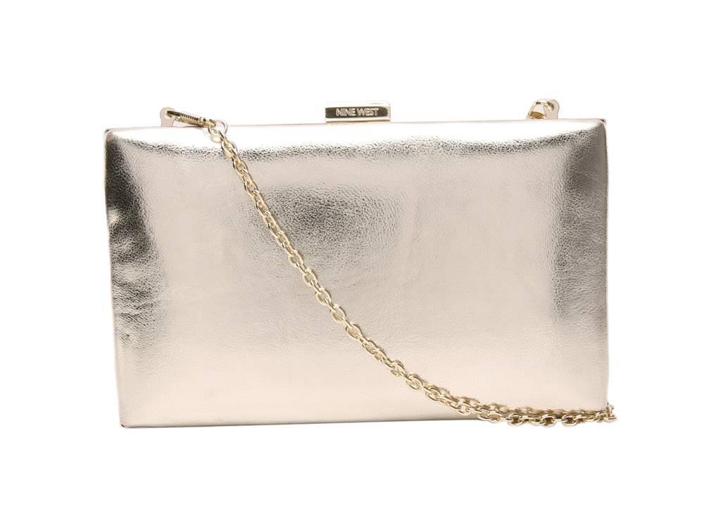 Buy Nine West Collection Clutches Metallic Clutches In Metallic ...