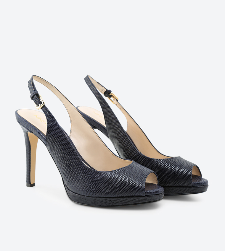 Buy Nine West Emilyna Sandals Navy NWEMILYNA In Navy | 6thStreet Qatar