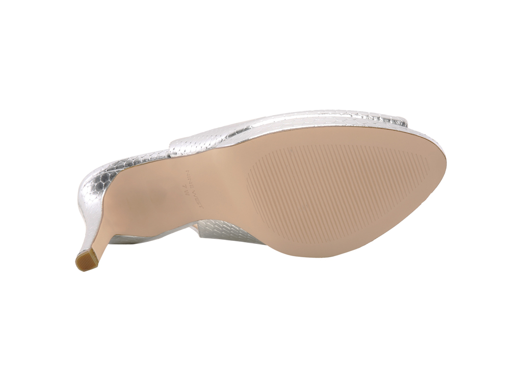 Buy Nine West Emilyna Silver Flat In Silver | 6thStreet Qatar