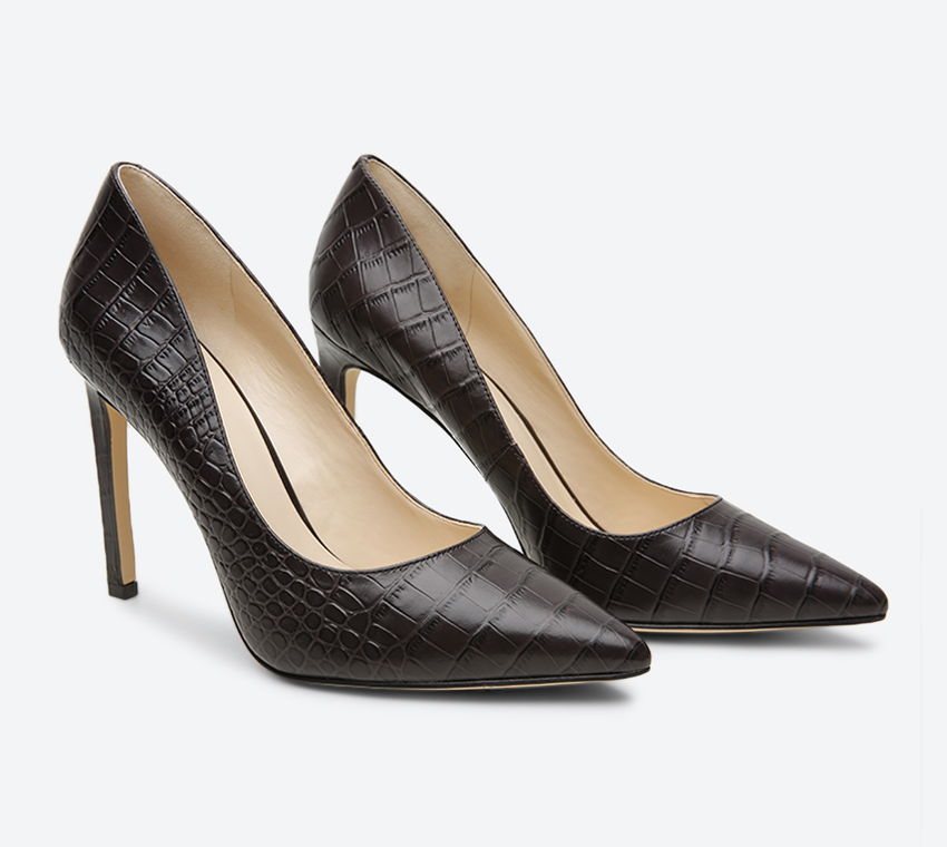 Buy Nine West Tatiana High Heel Brown In Dark Brown | 6thStreet Qatar
