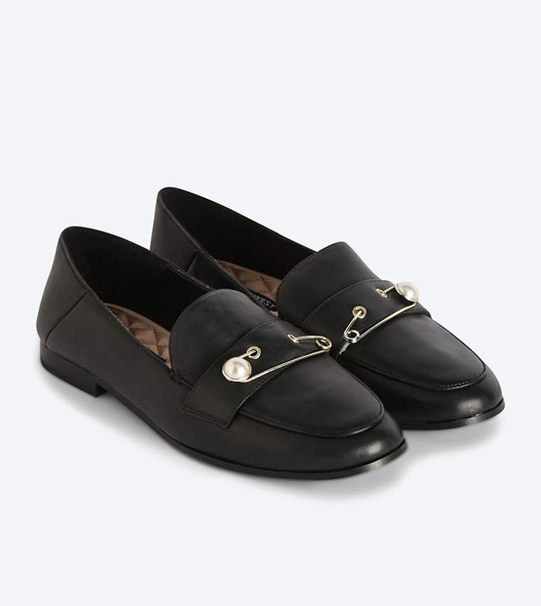 Buy Nine West Winjum Loafers Black NWWINJUM In Black | 6thStreet UAE
