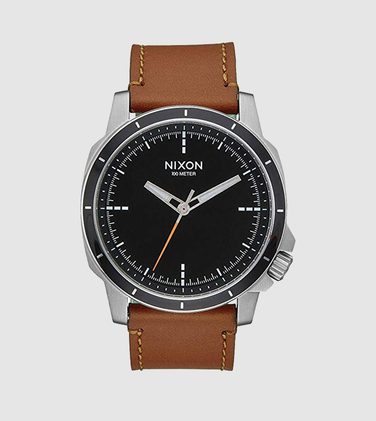 Buy Nixon Nixon Ranger Ops Leather Men'S Watch , Nxn 0100 Brown In ...