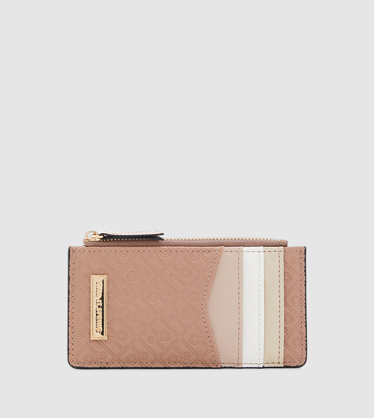 Buy Call It Spring Nylaa Zip Wallet In Pink | 6thStreet Qatar