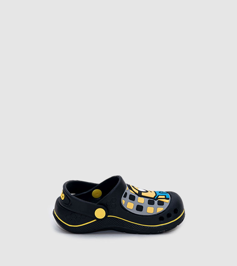 Buy Minions Micro Injection Minnie Mouse Slingback Clogs In Black ...