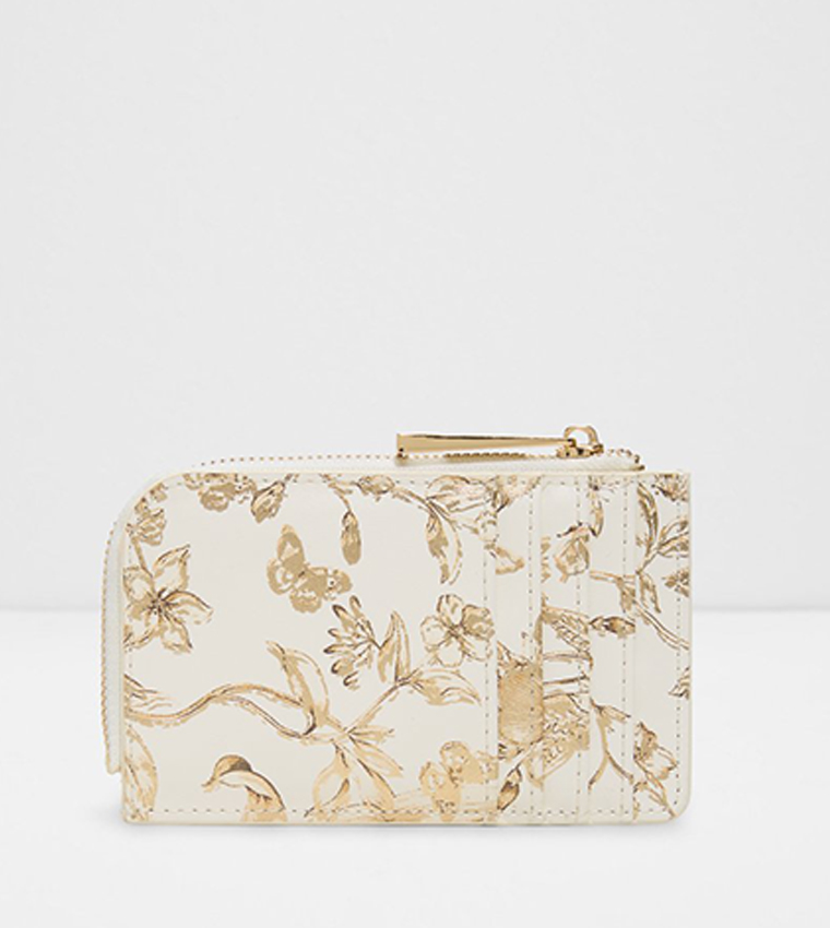 Buy Aldo OLEDRIMAS Printed Card Holder In Gold | 6thStreet Saudi Arabia