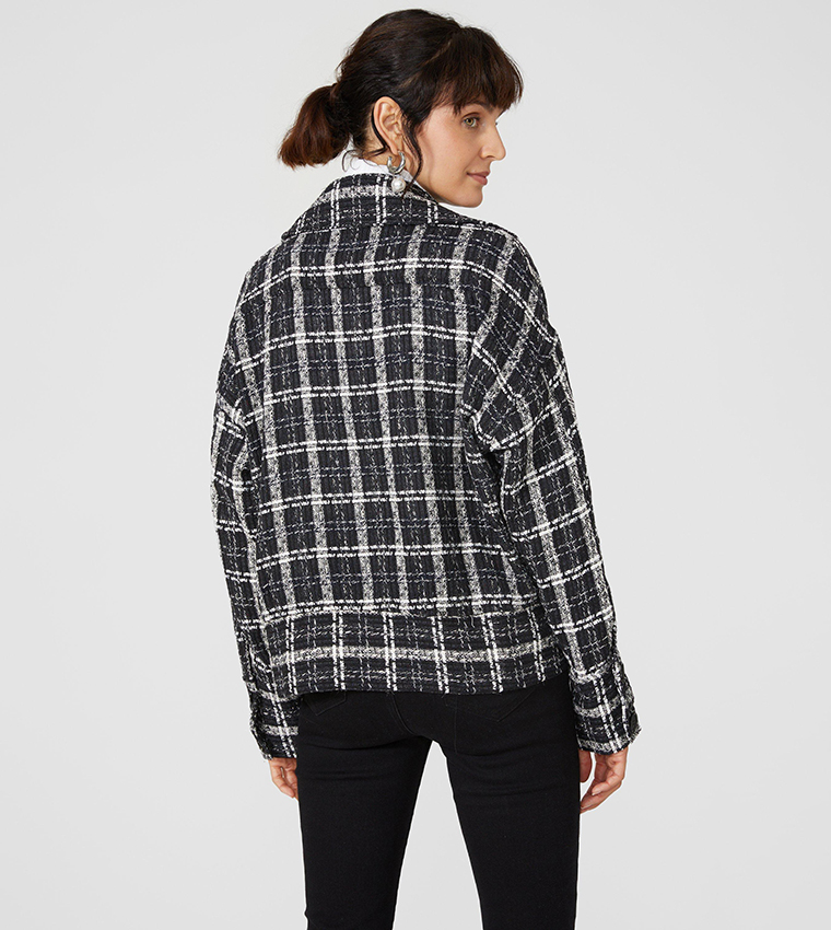 Buy Principles Long Sleeves Boucle Shacket In Multiple Colors ...