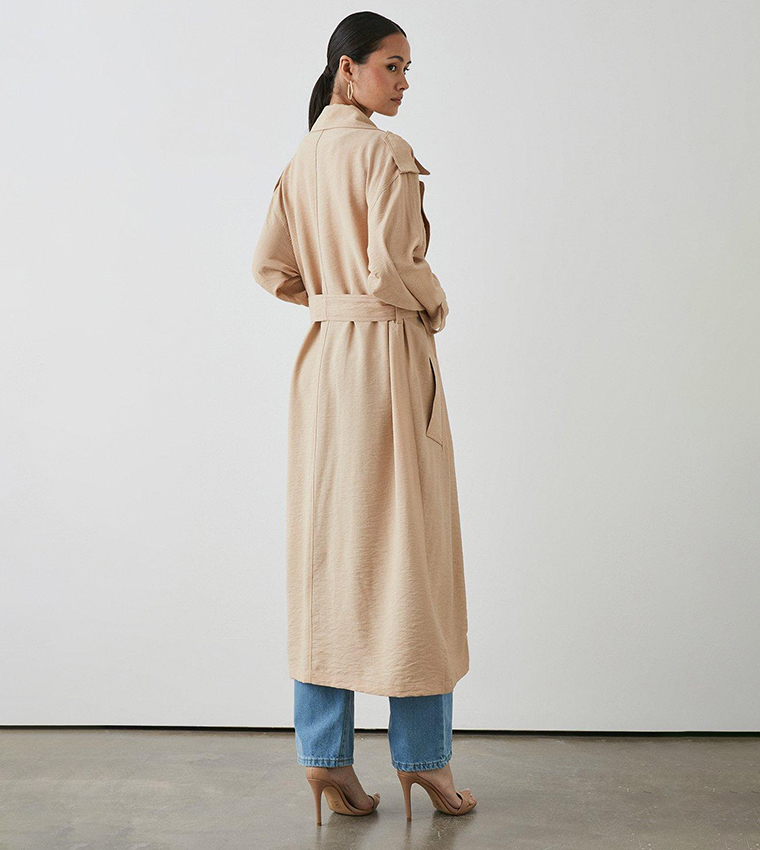 Buy Principles Belted Duster Jacket In NEUTRAL | 6thStreet Oman
