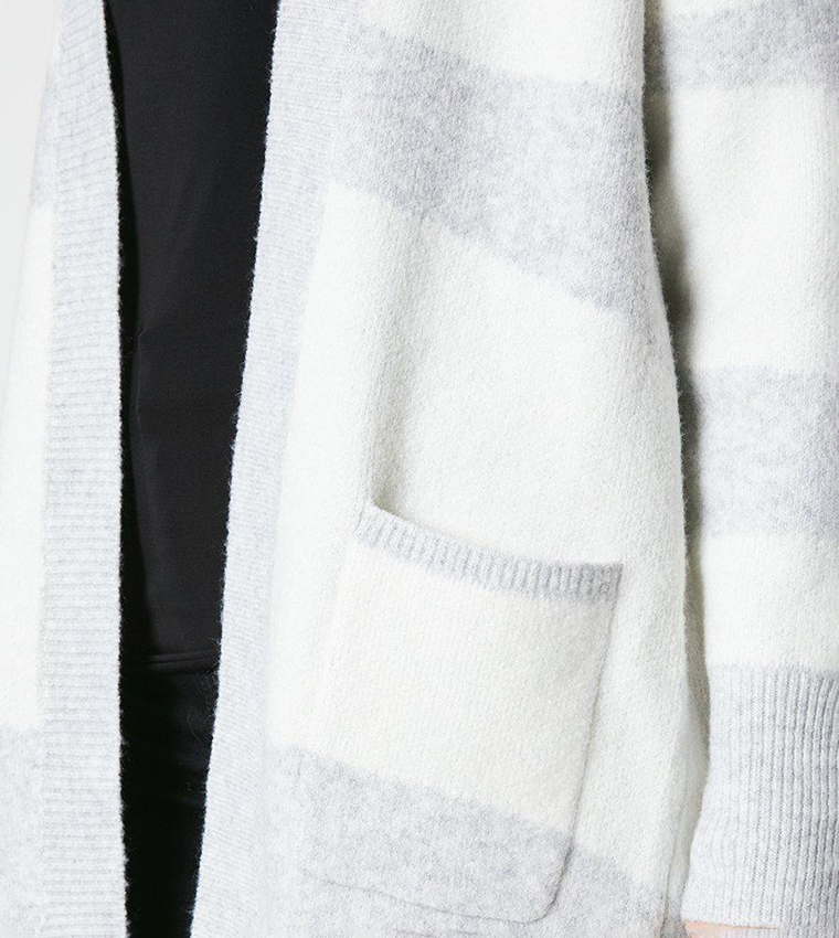 Buy Principles Color Block Edge To Edge Cardigan In Grey | 6thStreet ...