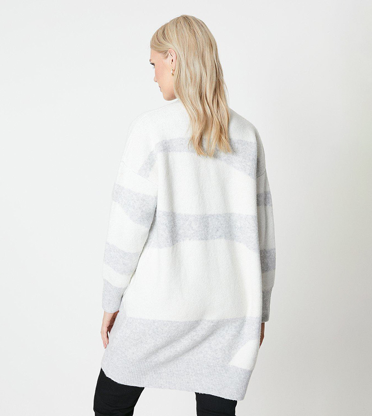 Buy Principles Color Block Edge To Edge Cardigan In Grey | 6thStreet ...
