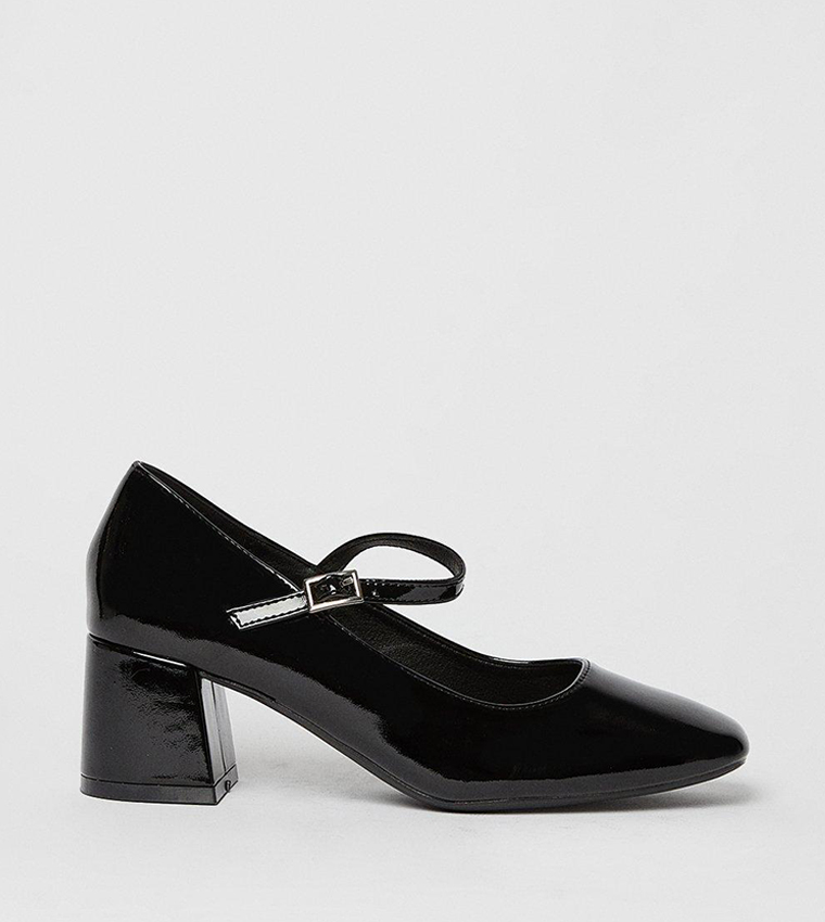 Buy Principles Carmen Square Toe Mary Jane Court Shoes In Black ...