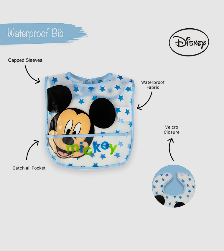 Buy Disney Disney Mickey Mouse Apron Bib In Blue | 6thStreet Saudi Arabia