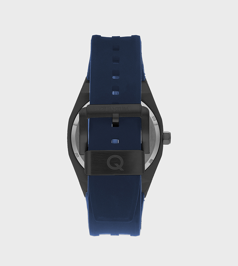 Buy Quantum Tonneau Dial Analog Watch In Dark Blue | 6thStreet Qatar