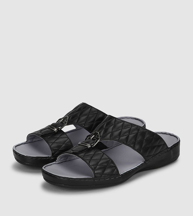 Buy Red Tape Traditional Sandals Black In Black | 6thStreet UAE