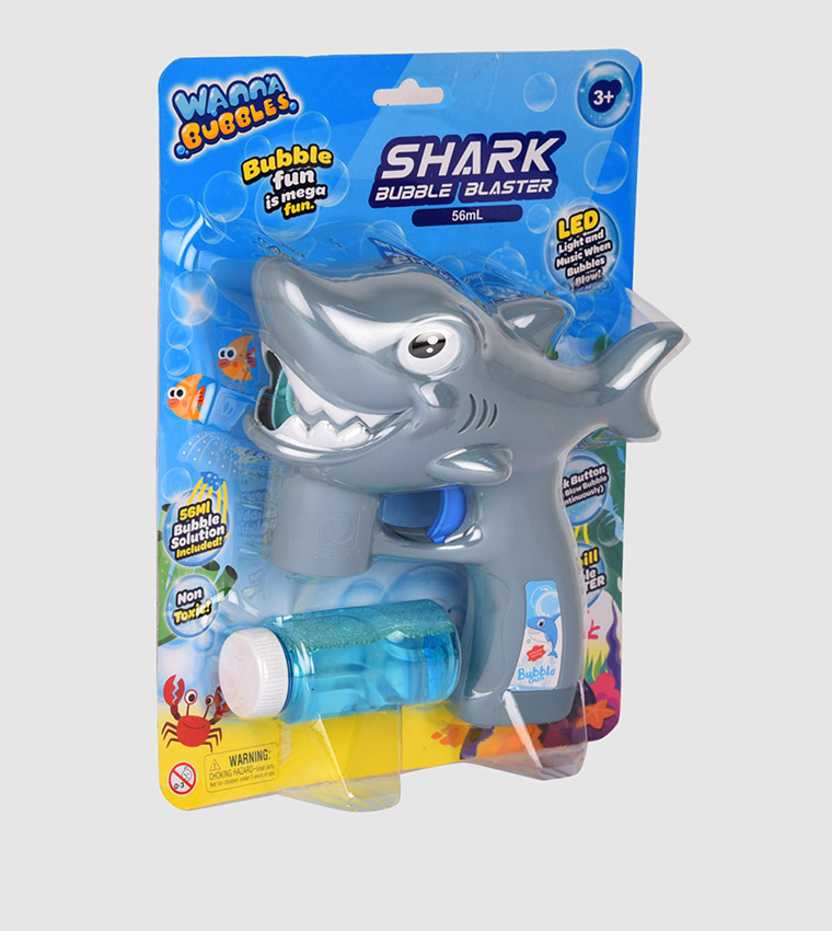 Buy R&B Kids Blue Shark Bubble Gun In Multiple Colors | 6thStreet UAE