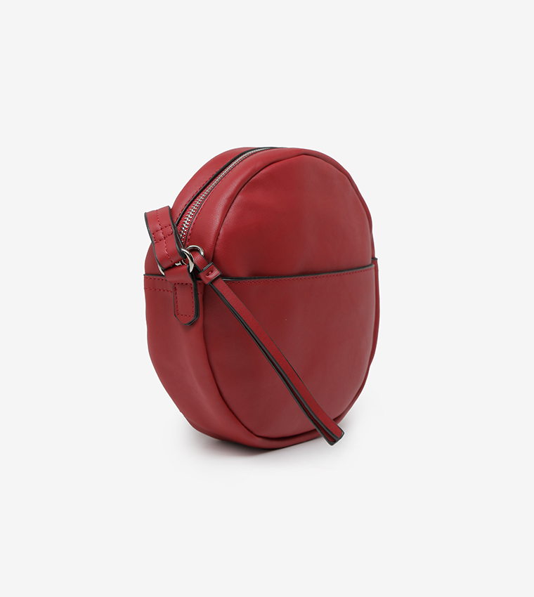 Buy R&B Women Round Cross Body Bag In Red | 6thStreet Qatar