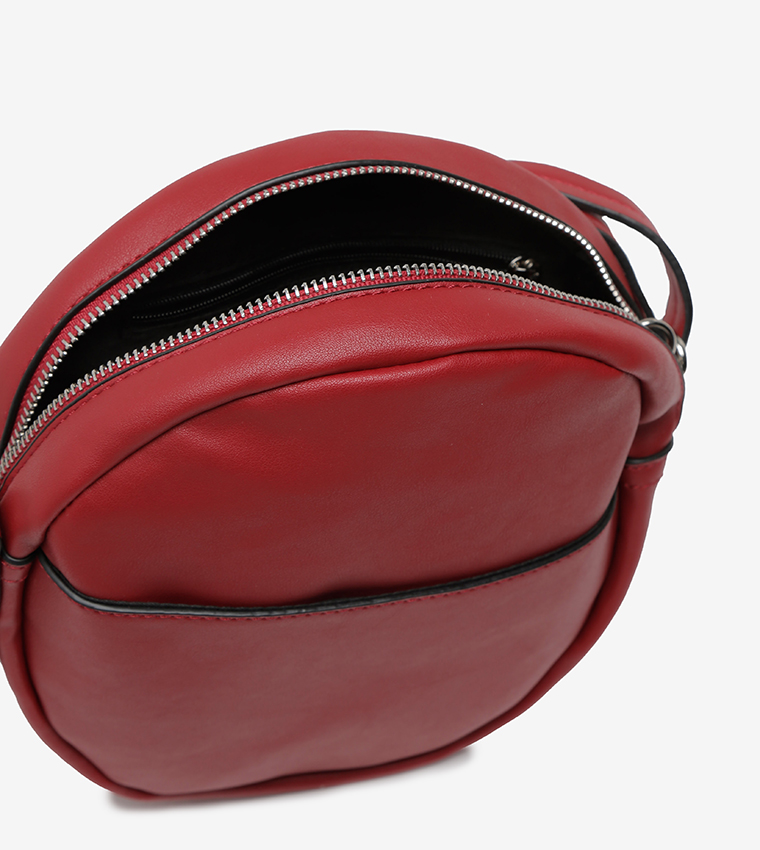 Buy R&B Women Round Cross Body Bag In Red | 6thStreet Qatar