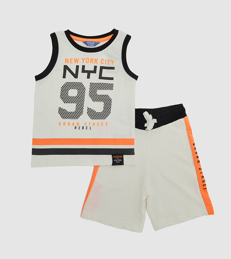 Buy R&B Boys Top And Bottom Set In Multiple Colors | 6thStreet Bahrain