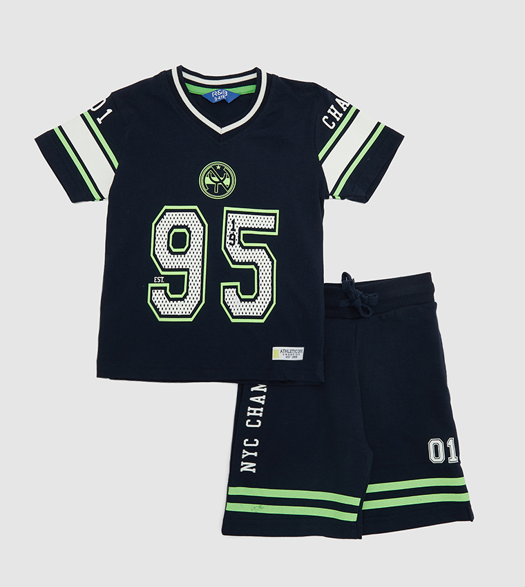 Buy R&B Boys Top And Bottom Set In Multiple Colors | 6thStreet Bahrain