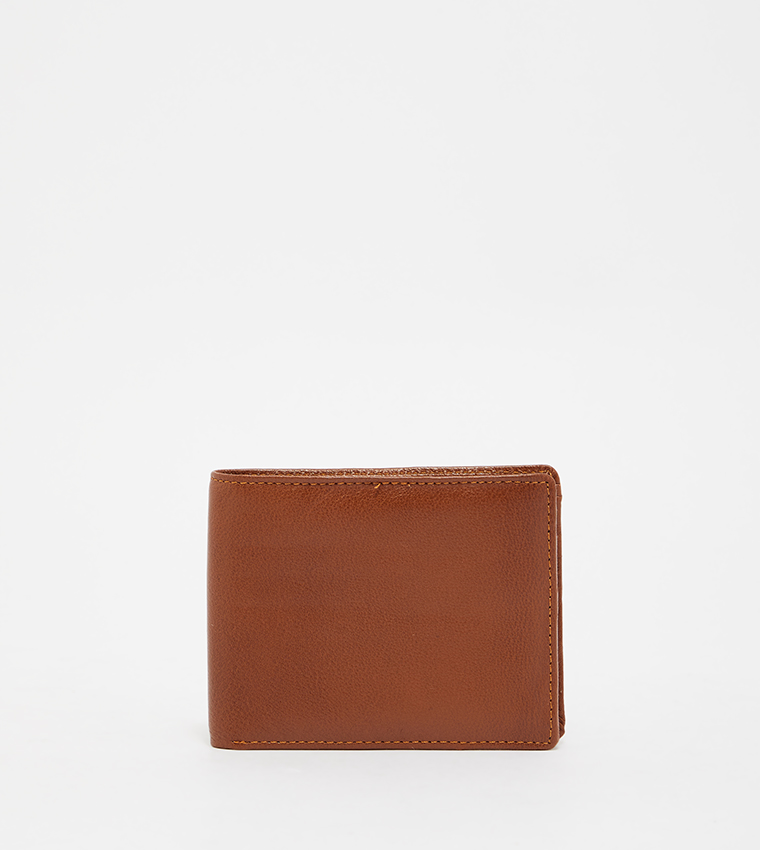 Buy R&B Square Wallet In Brown | 6thStreet Kuwait