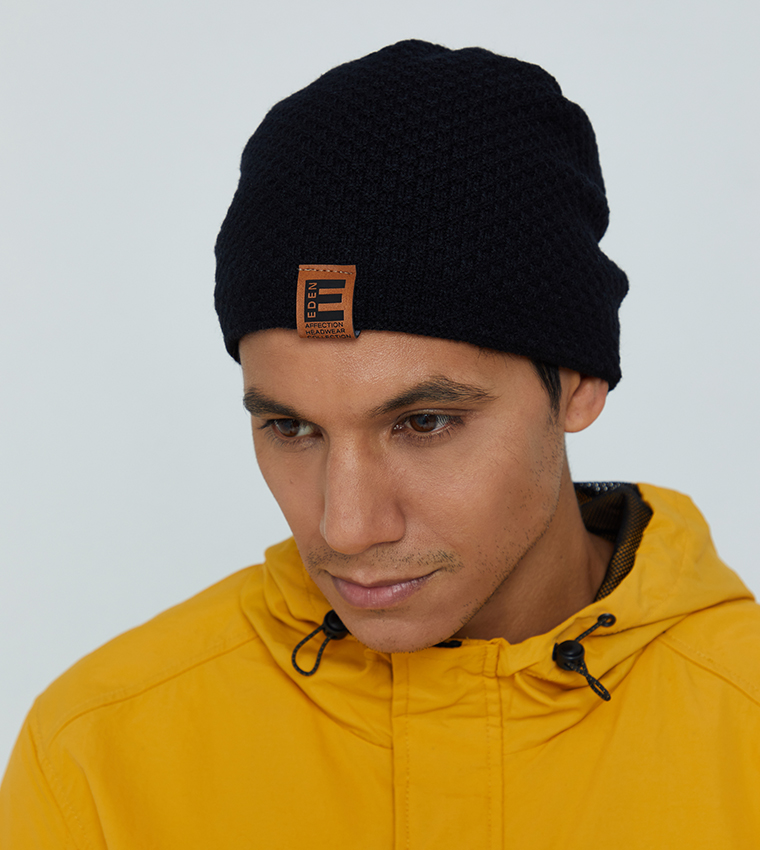 Buy R&B Men'S Bonnet Cap In Black | 6thStreet Kuwait