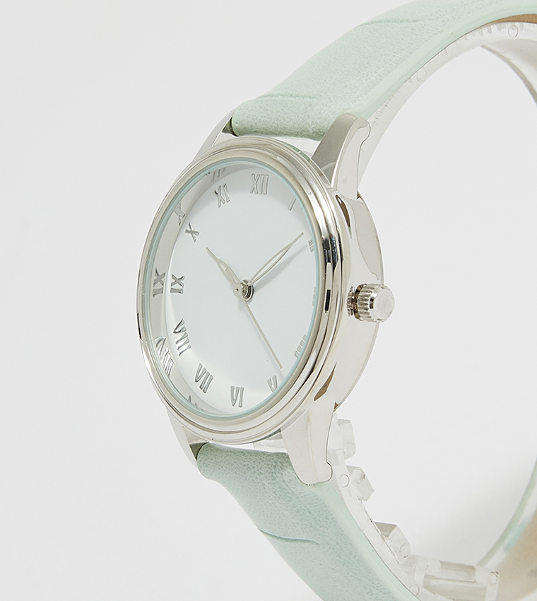 Buy R&B Classic Analogue Watch In Mint | 6thStreet Oman