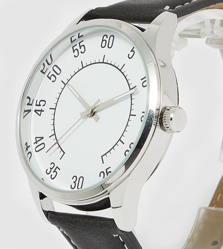 Buy R&B Classic Analogue Watch In Black | 6thStreet UAE