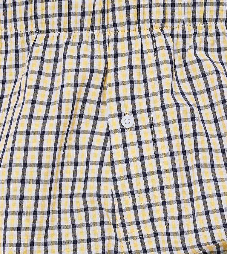 Buy R&B Checkered Woven Boxer In Multiple Colors | 6thStreet UAE