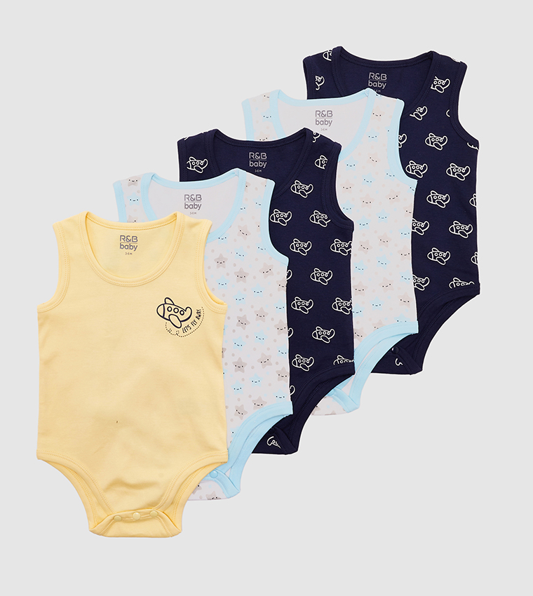 Buy R&B Multipack Printed Bodysuits In Multiple Colors | 6thStreet Qatar