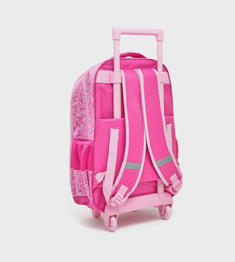 Buy R&B Disney Princess Trolley Backpack Set In Pink | 6thStreet UAE