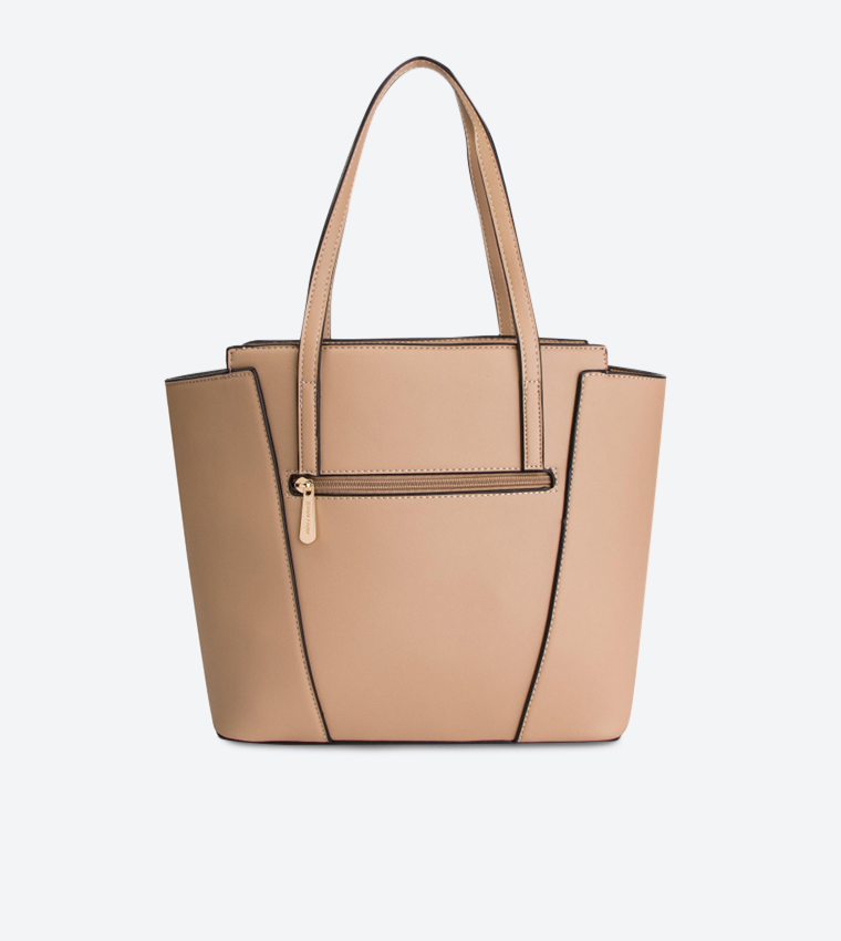 Buy Jenny Fairy @ CCC Stud Detail Top Handles Tote Bag Beige RH1585 In ...