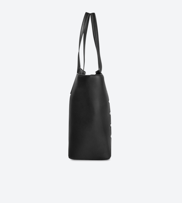 Buy Jenny Fairy @ CCC Stud Detail Top Handles Tote Bag Black RH1585 In ...