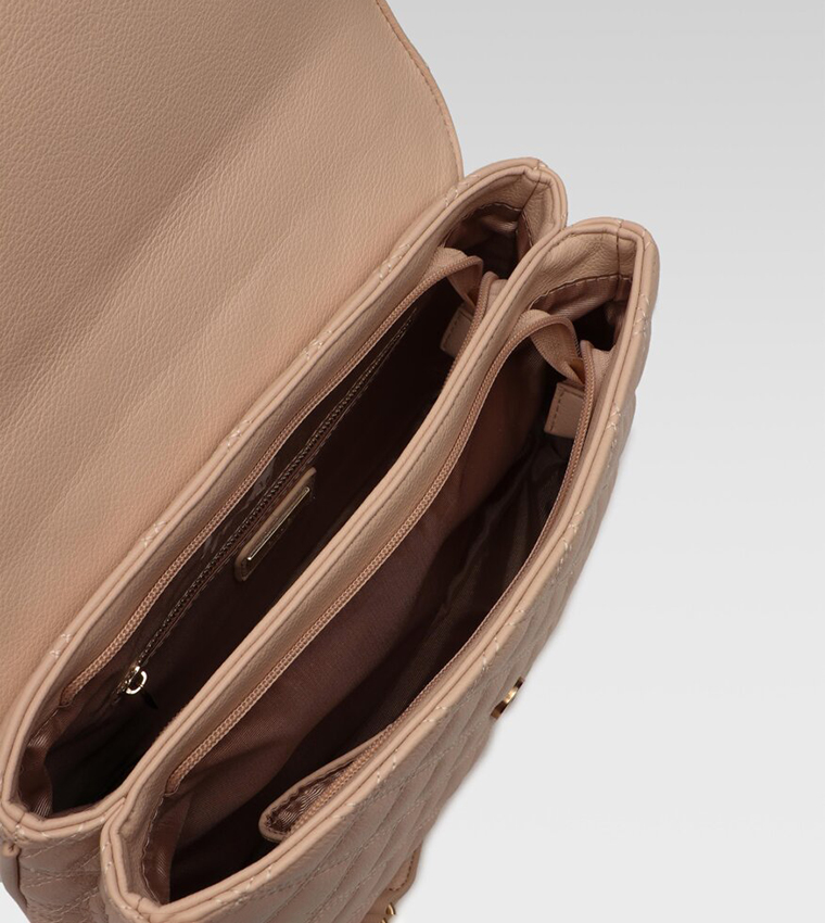 Buy Jenny Fairy @ CCC Quilted Flap Closure Crossbody Bag In Beige ...